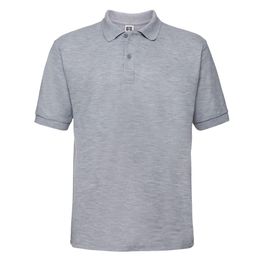 Russel Athletic Russell Herren Polycotton Piqu&eacute; Poloshirt (Helles Oxford)