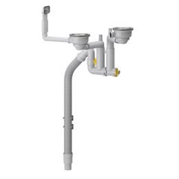 IKEA LILLVIKEN Siphon, 2 Becken
