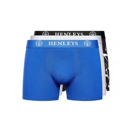 Henleys - "Henline" Boxershorts f&uuml;r Herren(3er-Pack) (Bunt)