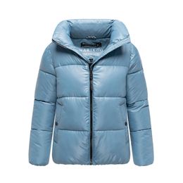 Marikoo Damen Winterjacke Hazalee im Puffer-Stil mit gl&auml;nzender Optik