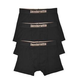 Lambretta - "Essential" Boxershorts f&uuml;r Herren(3er-Pack) (Schwarz)