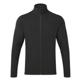 Premier Mens Recyclight Full Zip Fleece Jacke (Schwarz)