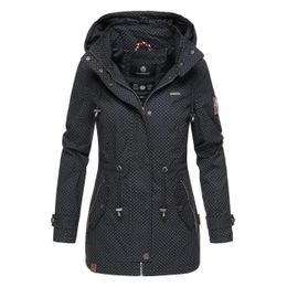 Marikoo leichte Damen &Uuml;bergangsjacke mit abnehmbarer Kapuze