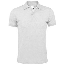 SOLS Mens Prime Pique Plain Kurzarm-Poloshirt (Esche)