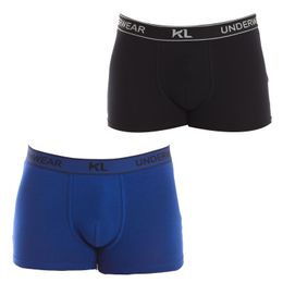 Pack-2 Atmungsaktive Stoff-Boxershorts mit anatomischer Vorderseite KL2014 men