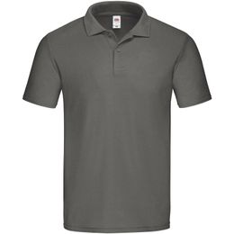 Fruit of the Loom Herren Original Pique Polo Shirt (Light Graphite)