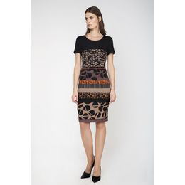 Kurz&auml;rmeliges Print-Kleid