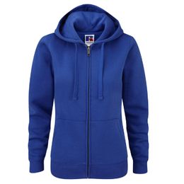Russel Athletic Russell Damen Premium Authentic Zipped Hoodie (3-Lagen-Gewebe) (Bright Royal)