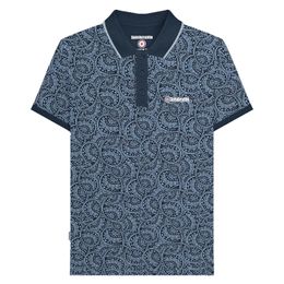 Lambretta - "AW24" Poloshirt f&uuml;r Herren (Marineblau/Blau)