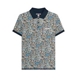 Lambretta - Poloshirt f&uuml;r Herren (Marine/Rauchblau)