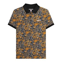Lambretta - Poloshirt f&uuml;r Herren (Schwarz/Gold)