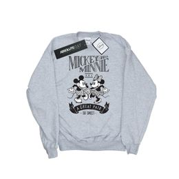 Disney - "Great Pair" Sweatshirt f&uuml;r Damen (Grau meliert)