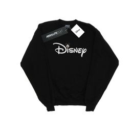Disney - "Mickey Mouse Logo Head" Sweatshirt f&uuml;r Damen (Schwarz)