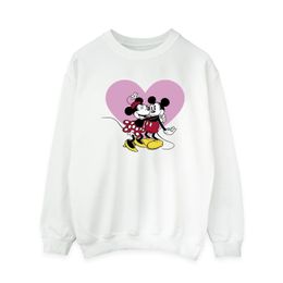 Disney - "Mickey Mouse Love Languages" Sweatshirt f&uuml;r Damen (Wei&szlig;)