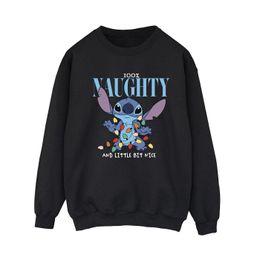 Disney - "Naughty & Nice" Sweatshirt f&uuml;r Damen (Schwarz)