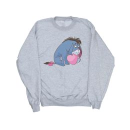 Disney - "Winnie The Pooh Eeyore Mouth" Sweatshirt f&uuml;r Damen (Grau)