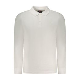 Norwegen 1963 Wei&szlig;es Baumwolle Herren Polo Shirt