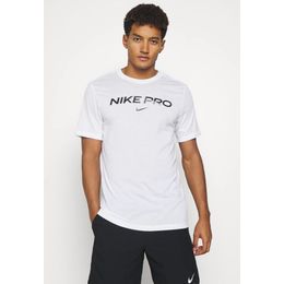 Nike Pro Dri Fit Herren-T-Shirt in Wei&szlig;