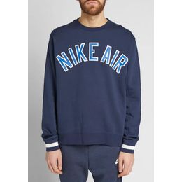Nike Air Fleece Crew Sweatshirt in Marineblau