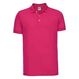Russel Athletic Russell - Poloshirt Stretch f&uuml;r Herren (Fuchsie)