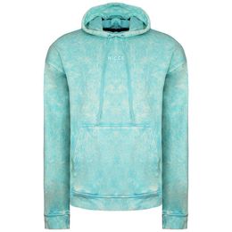 Nicce Cala Womens Aqua Blue &Uuml;bergro&szlig;er Hoodie