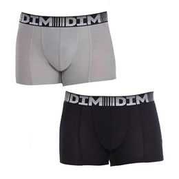 DIM Pack-2 Boxershorts Coton 3D Flex Air atmungsaktives Gewebe D01N1 Mann