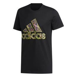 Adidas Abzeichen von Sport Mens Black T-Shirt