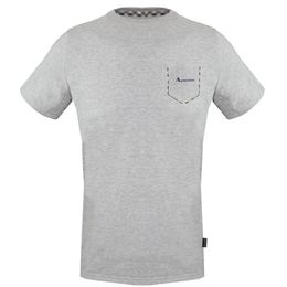 Aquascutum - T-Shirt f&uuml;r Herren (Grau)