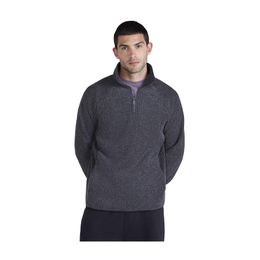 Mountain Warehouse - Pullover f&uuml;r Herren, mit halbem Rei&szlig;verschluss, Raglan&auml;rmel (Holzkohle)