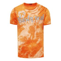 Rusty Neal Color Tie Dye Batik T-Shirt mit Logo-Print