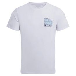 Craghoppers - "Lucent II" T-Shirt f&uuml;r Herren, R&uuml;ckseitiger Aufdruck, kurz&auml;rmlig (Wei&szlig;)