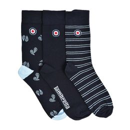 Lambretta - Socken f&uuml;r Herren (Marine/Himmelblau)