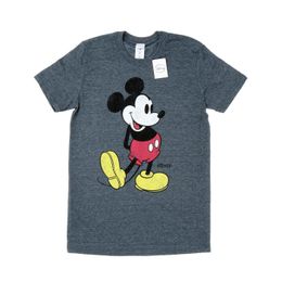 Disney Herren Mickey Mouse Classic Kick T-Shirt (Dark Heather)