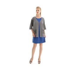 Gestreifte Strickjacke mit Taschendetail