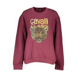 Cavalli Class Jaguar Druck Rundhals Sweatshirt