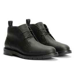 Tower London Armour Chukka Schn&uuml;r-Lederstiefel f&uuml;r Herren in Schwarz
