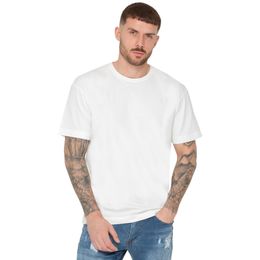 Enzo | T-Shirt mit Rundhalsausschnitt in &Uuml;bergr&ouml;&szlig;e