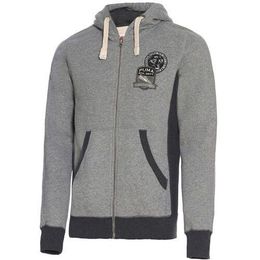 Puma MENS VARSITY Rei&szlig;verschluss durch Hoody Grey Sweat Kapuzenjacke 566954 03 P4C