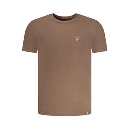 Aeronautica Militare Marrone Baumwolle Herren T-Shirt