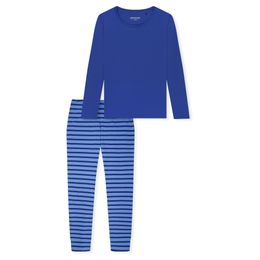 Schiesser Damen Pyjama Casual EssentialsSchlafanzug, Pyjama Set, Nachtw&auml;sche