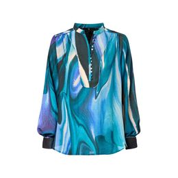Bluse mit Simona-Print Multi