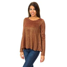Met Damen Pullover mit langen &Auml;rmeln und Rundhalsausschnitt 10DML0483