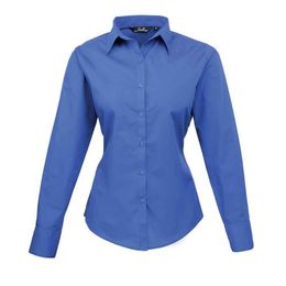 Premier - Bluse f&uuml;r Damen Lang&auml;rmlig (K&ouml;nigsblau)