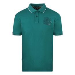 Aquascutum Aldis Wappen Gr&uuml;nes Poloshirt