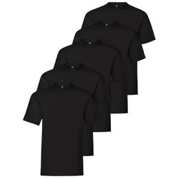 Kruze | Mens Crew Neck T-Shirts (5er Pack) - Schwarz
