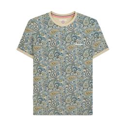 Lambretta - "SS25" T-Shirt f&uuml;r Herren (Holz/Asche/Khaki)