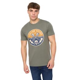 CrossHatch - "Moules" T-Shirt f&uuml;r Herren (Oliv)