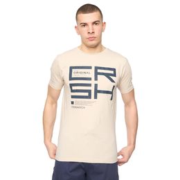 CrossHatch - "Squarebox" T-Shirt f&uuml;r Herren (Helles Steingrau)