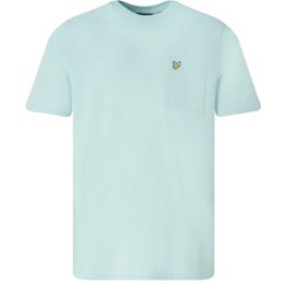 Lyle & Scott Lyle & Scott T-Shirt mit Tasche auf der Brust, Mintgrun