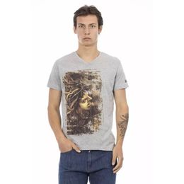 Medusa V-Ausschnitt Grafik T-Shirt